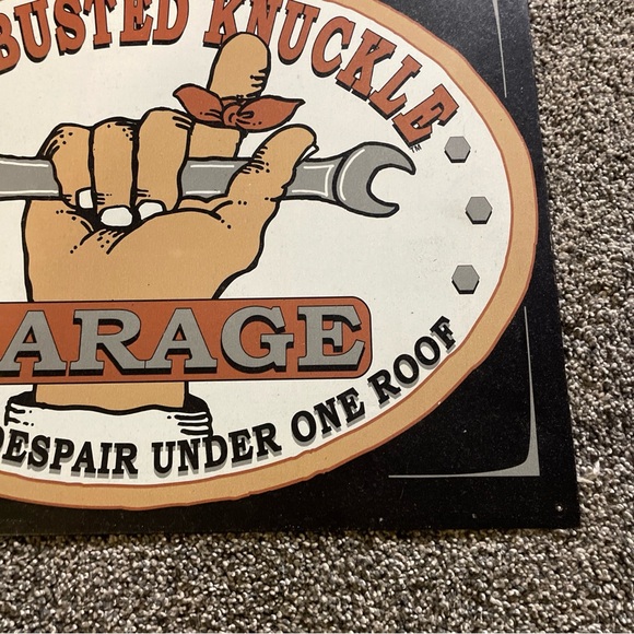 Source Unknown | Wall Decor | Vintage Busted Knuckle Garage Mechanic ...
